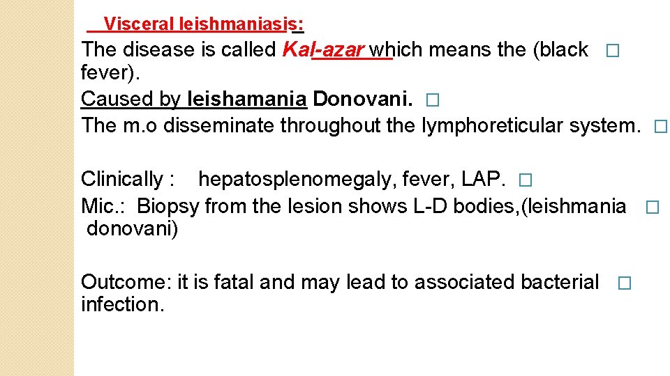 Pathology of infectious diseases LEC 4 Learning objectives