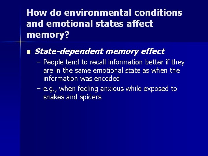 Chapter 6 Memory Chapter 6 Overview The structure