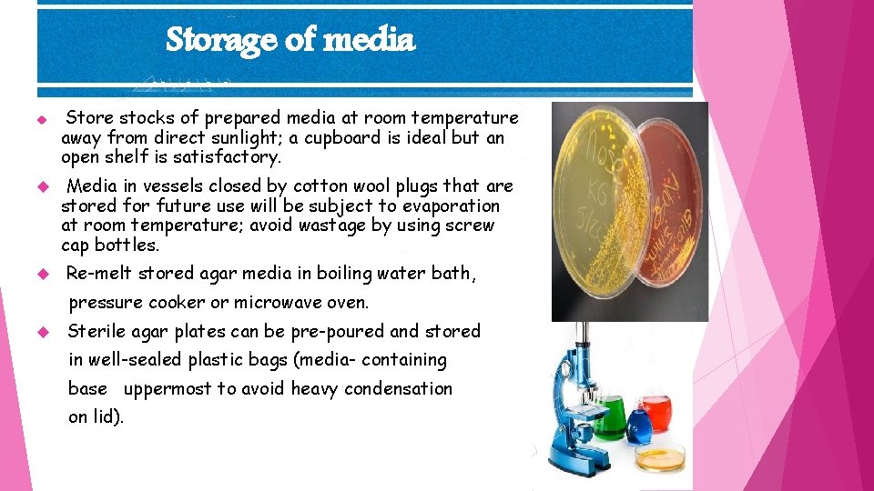 Media preparation sterilization and disinfectants Lab 3 Objective