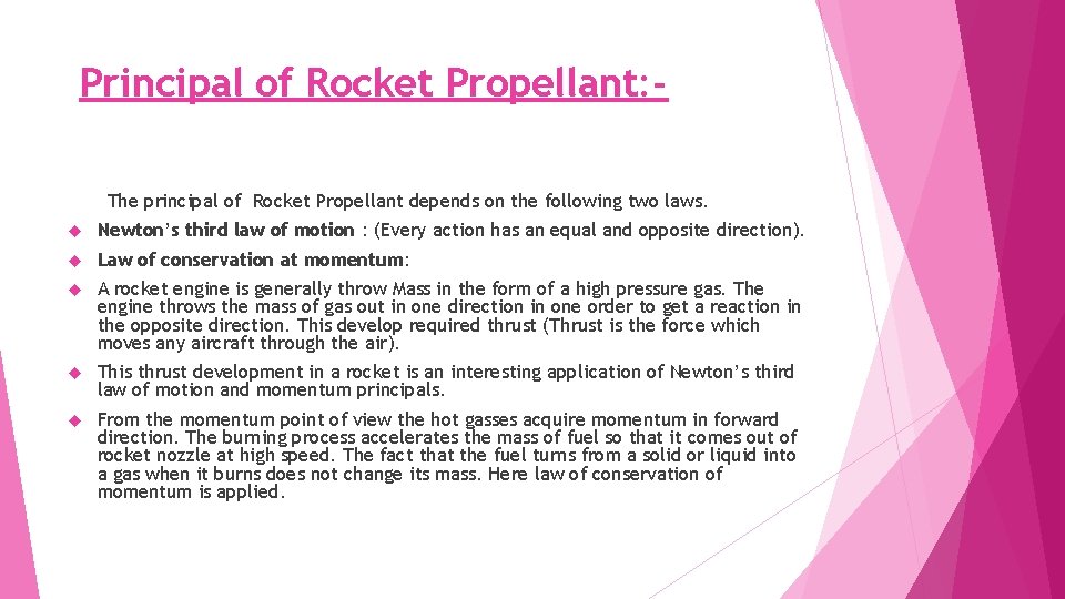 ROCKET PROPELLANTS PREPARED BY DR SHAHBAZ KHAN B