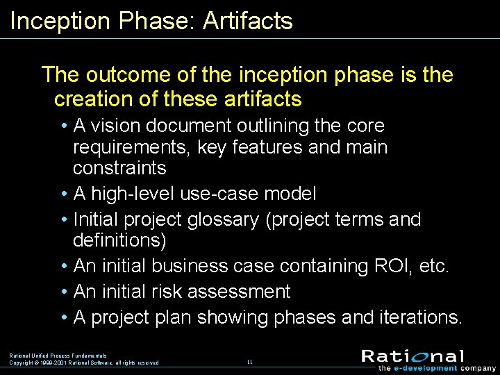 Rational Unified Process Fundamentals Module 2 RUP Structure