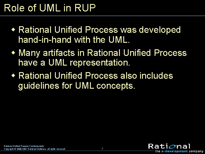 Rational Unified Process Fundamentals Module 2 RUP Structure