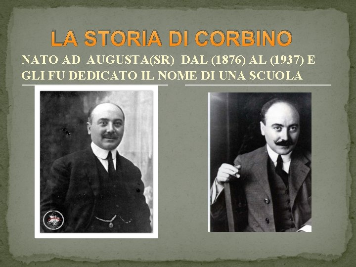 IL FISICO ORSO MARIO CORBINO PRESENTAZIONE DI CORRADO