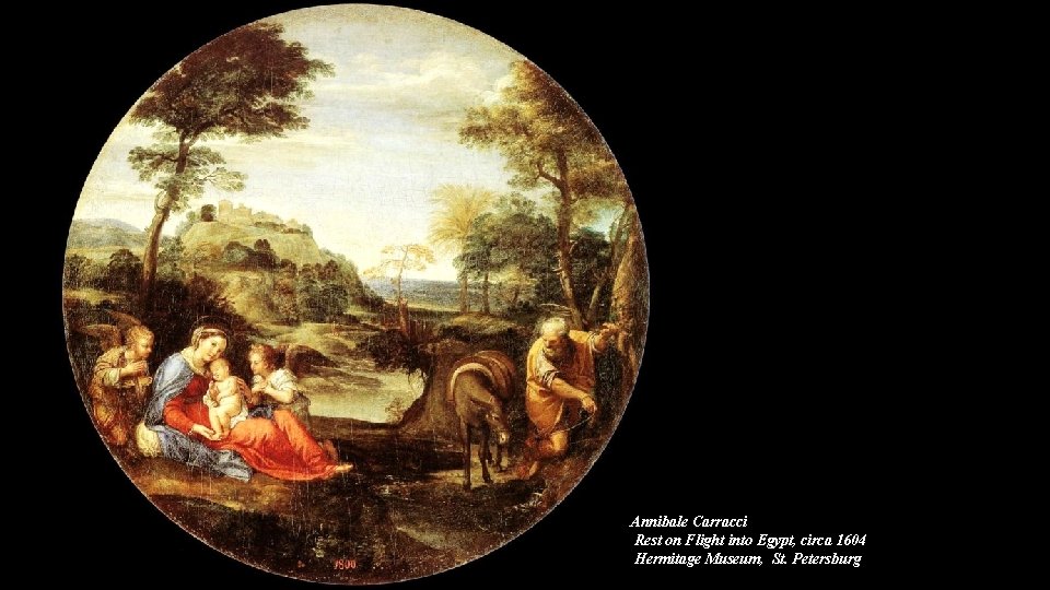 Annibale Carracci Landscape with the Flight into Egypt