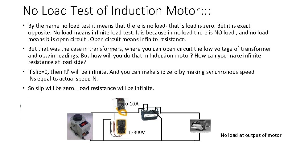 Presentation of ELECTRIC MACHINES Title Single Phase Motors