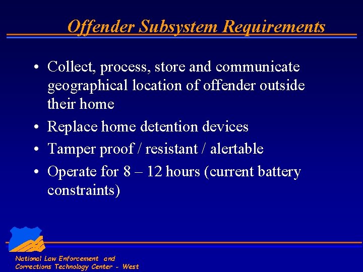 Location Tracking of Offenders Using GPS Based Systems