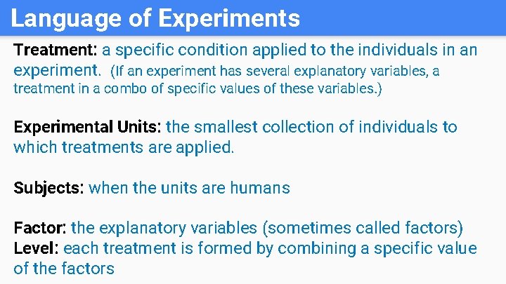 4 2 Experiments Observational Study vs Experiment Observes