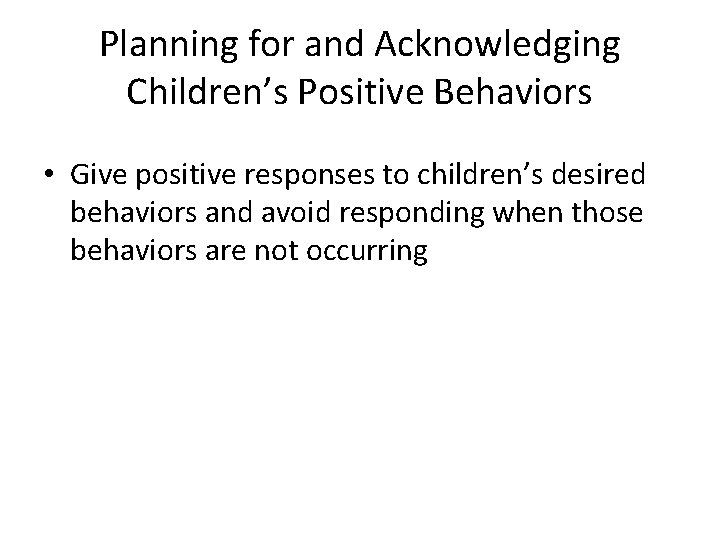 WWB Training Kit 22 Acknowledging Childrens Positive Behaviors