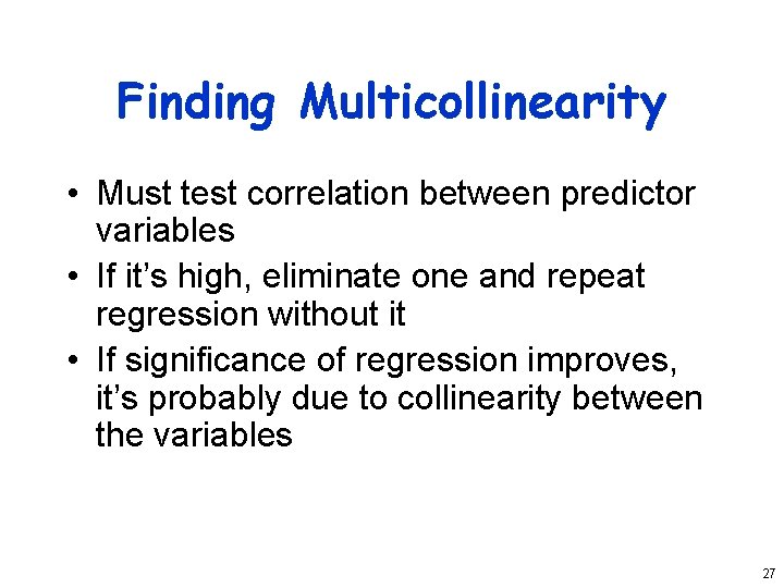 Multiple Linear Regression Andy Wang CIS 5930 Computer