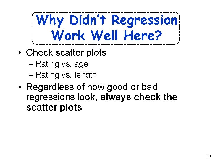 Multiple Linear Regression Andy Wang CIS 5930 Computer