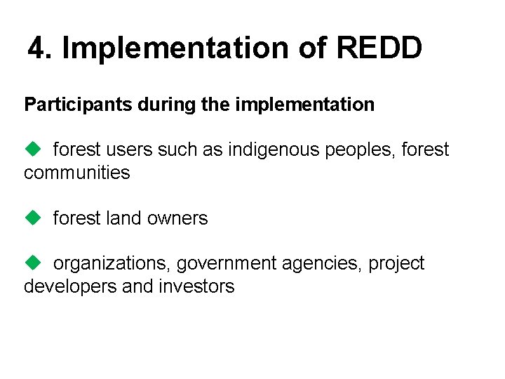 REDD PLUS What is that 1 REDD PLUS