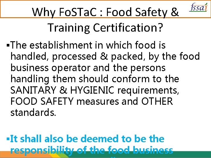 Hygienic and Sanitary Practices for Food Storage Transport