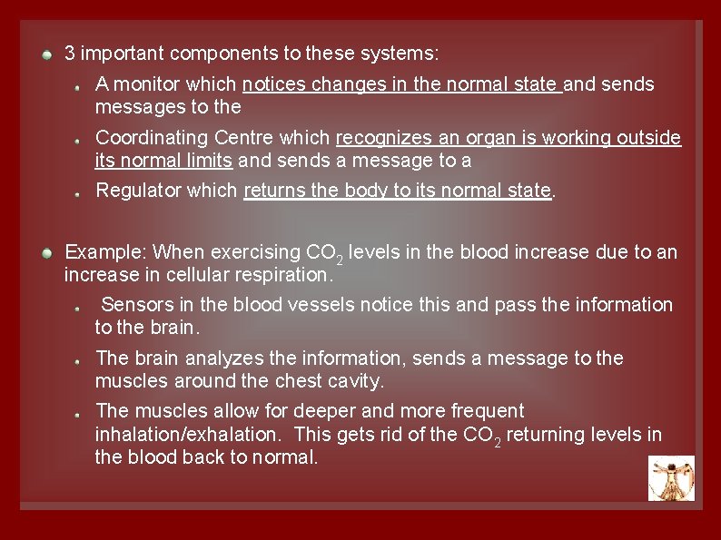 UNIT 3 HOMEOSTASIS Ch 7 Maintaining an Internal