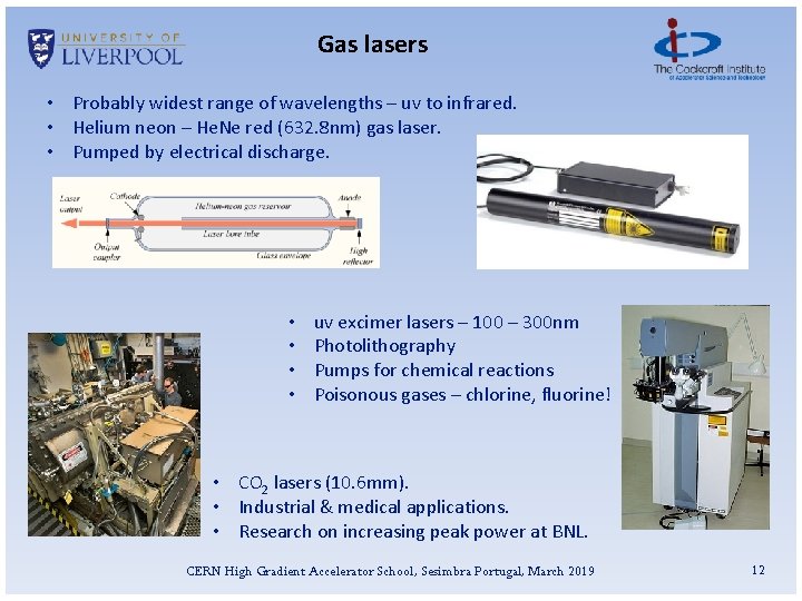 Introduction to Laser Physics Laura Corner Cockcroft Institute