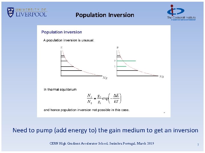 Introduction to Laser Physics Laura Corner Cockcroft Institute