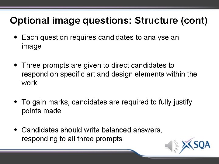 Understanding Standards Art and Design Higher An overview