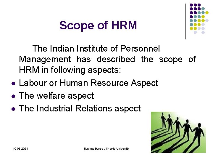 Human Resource Management Rachna Bansal School of Business