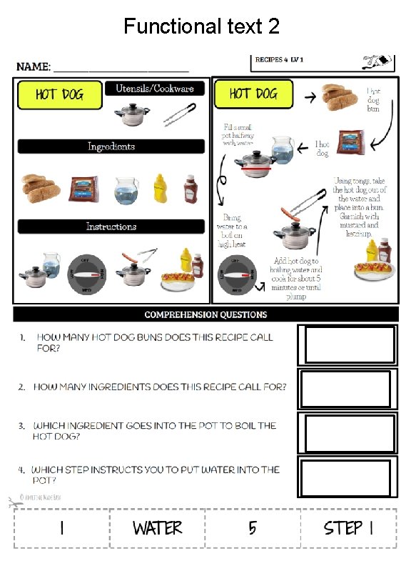 Week 7 Language Arts Read Growing Food at