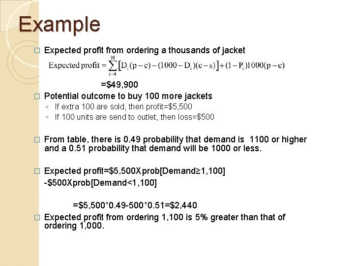 Product Availability Level of product availability Also referred