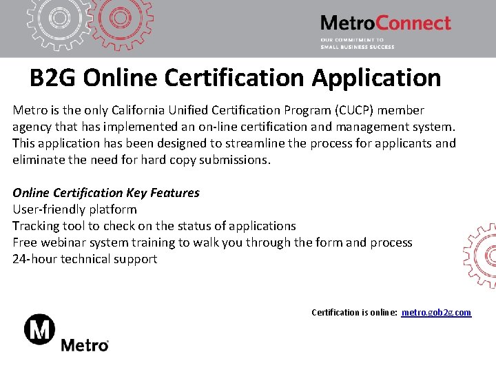 Metro Connect Welcomes You How To Do Business