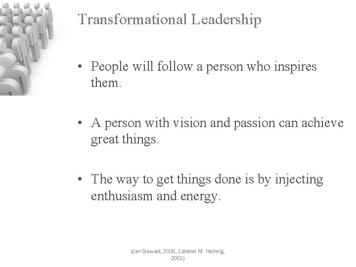 Transformational Leadership Presented By Marcos Pavlovich Brad Harr