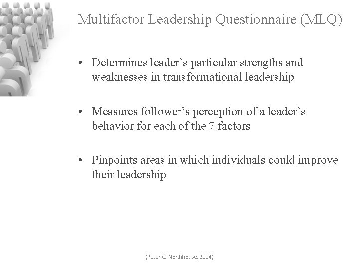 Transformational Leadership Presented By Marcos Pavlovich Brad Harr