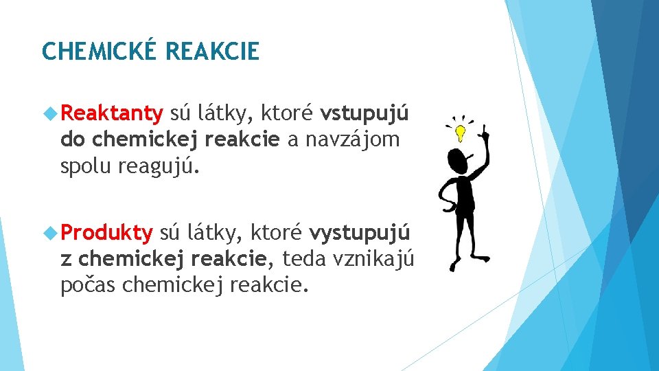 CHEMICK REAKCIE A CHEMICK ROVNICE poznmky do zoita