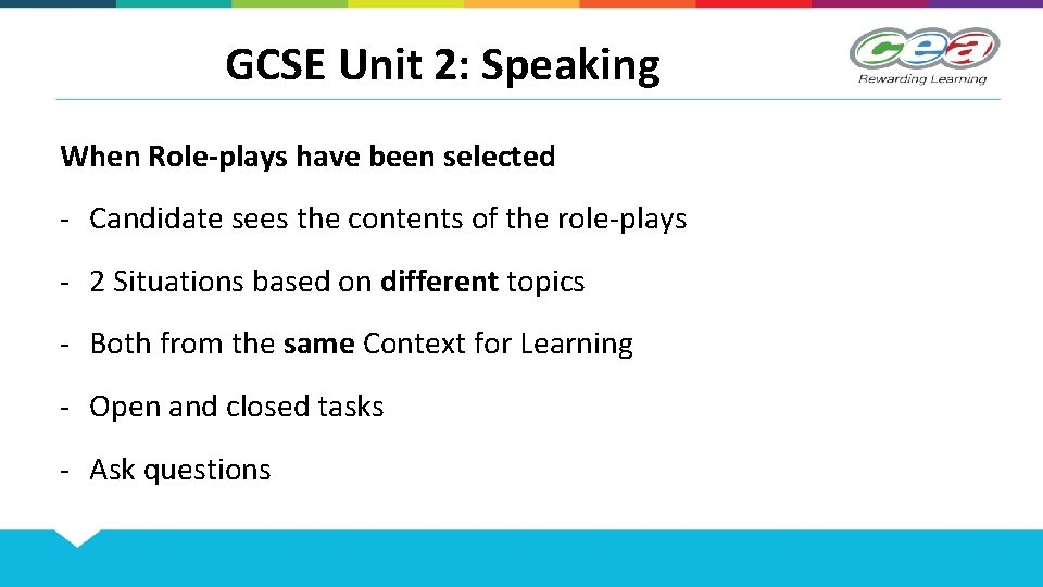 GCSE Spanish Revised First teaching from September 2017