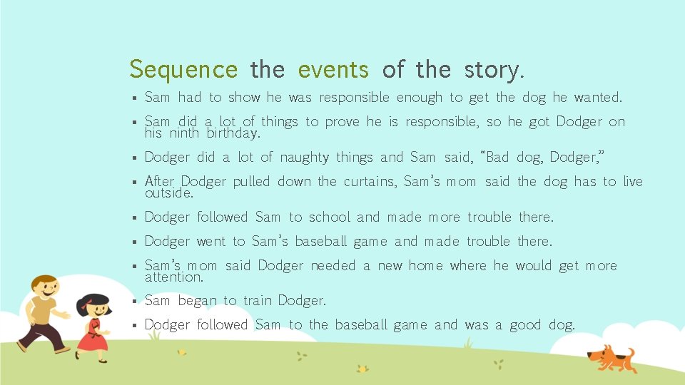 Bad Dog Dodger A Realistic Fiction Story Click