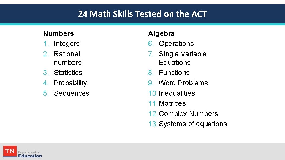 South Central ACT Strategies and Solutions Seminar ACT