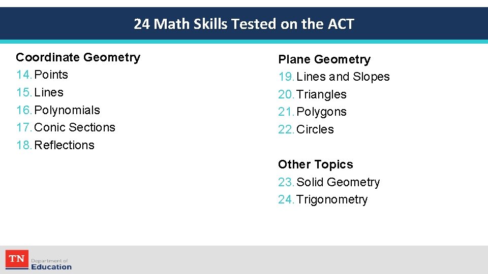South Central ACT Strategies and Solutions Seminar ACT