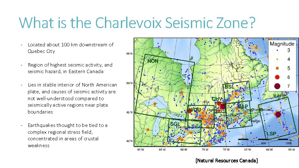 The Charlevoix Seismic Zone Alexander Martell What is