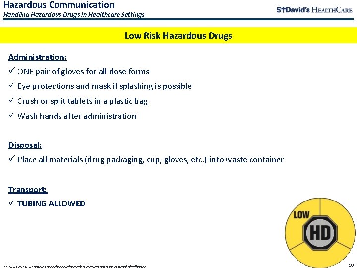 USP 800 Protecting You USP 800 Safe Handling