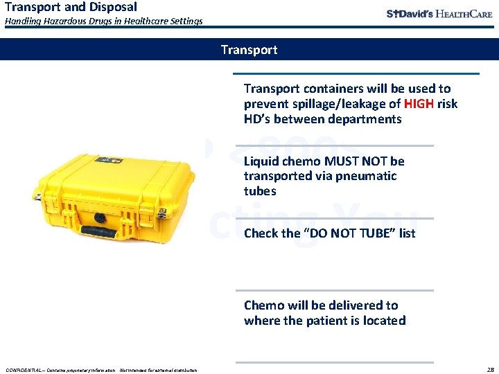 USP 800 Protecting You USP 800 Safe Handling