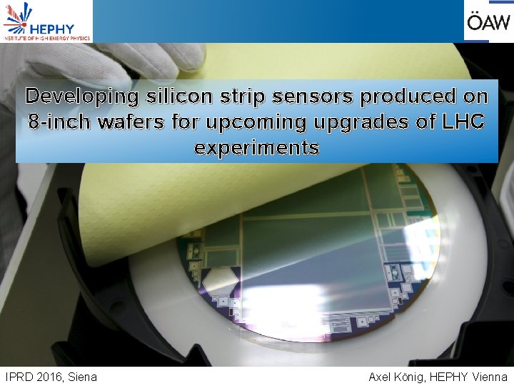 Developing silicon strip sensors produced on 8 inch
