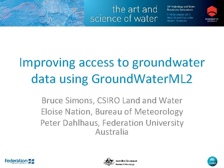Improving access to groundwater data using Ground Water