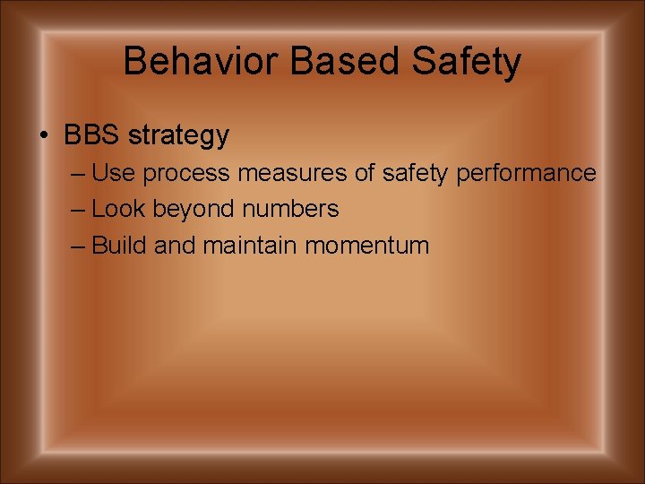 Psikologi Industri Keselamatan Kerja BehaviorBased Safety Pengantar Ruang