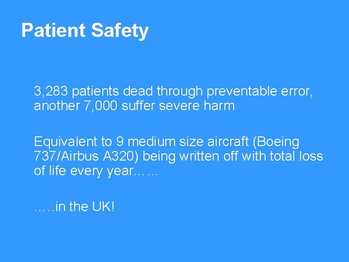 Safety science human factors Martin Bromiley Accidents were
