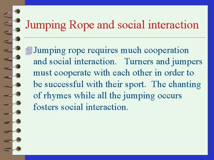 Jump Rope Games Jump Rope 4 The history