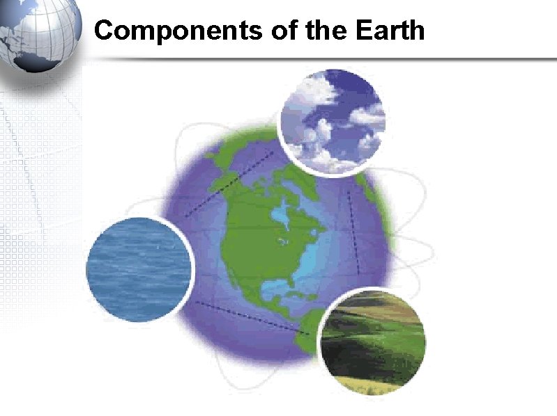 Components of the Earth Components of the Earth
