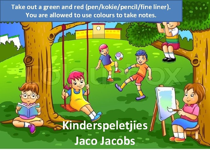 Take out a green and red penkokiepencilfine liner