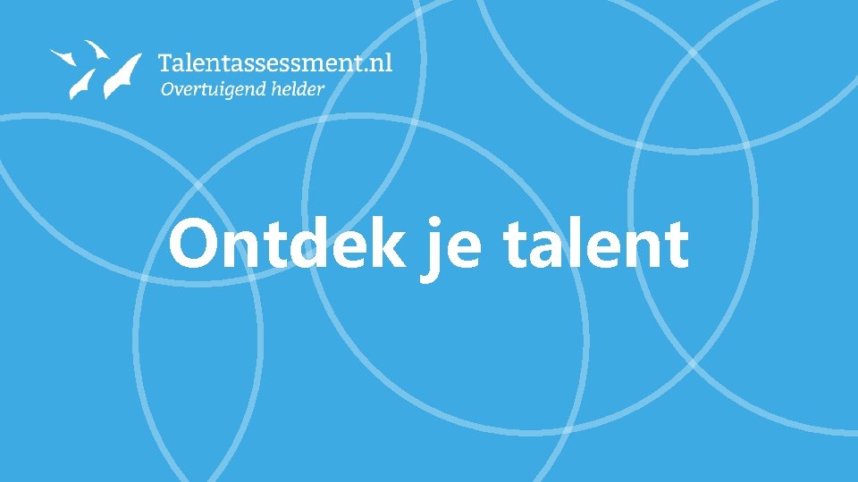Ontdek je talent 1 2 3 4 5