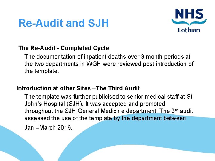 Death Documentation and Communication Improvement through electronic ...