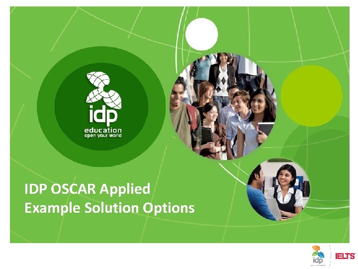 Electronic Applications IDP OSCAR Applied Example Solution Options