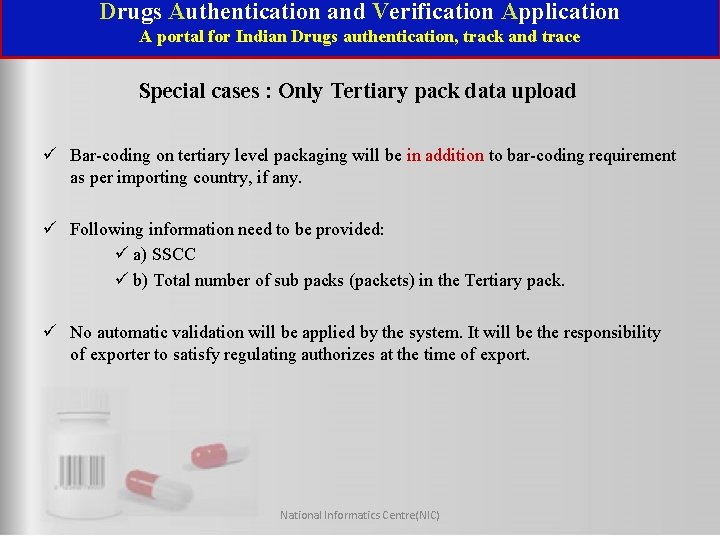 DAVA Drugs Authentication and Verification Application A portal
