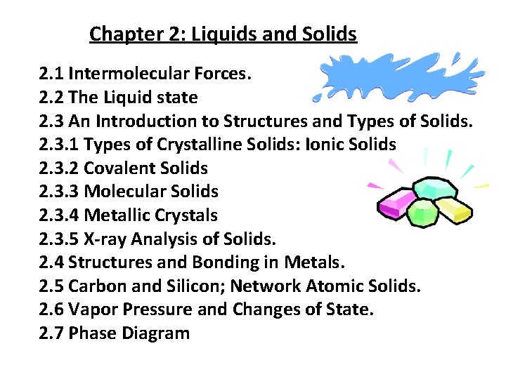 Chapter 2 Liquids and Solids 2 1 Intermolecular