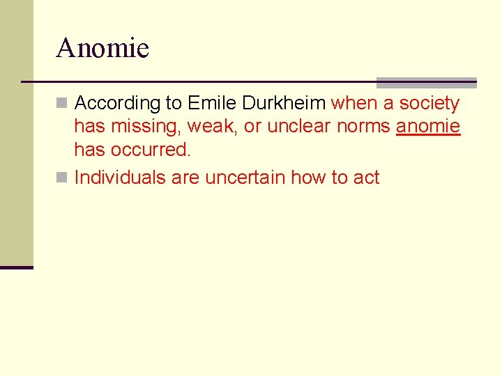 Chapter 7 Deviance Deviance n Deviance is behavior