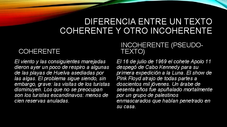 LOS TEXTOS SUS PROPIEDADES COHERENCIA COHESIN Y ADECUACIN