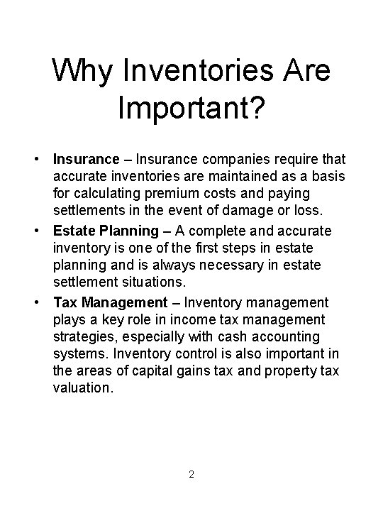 Inventory Record Keeping Curriculum Georgia Department of Education