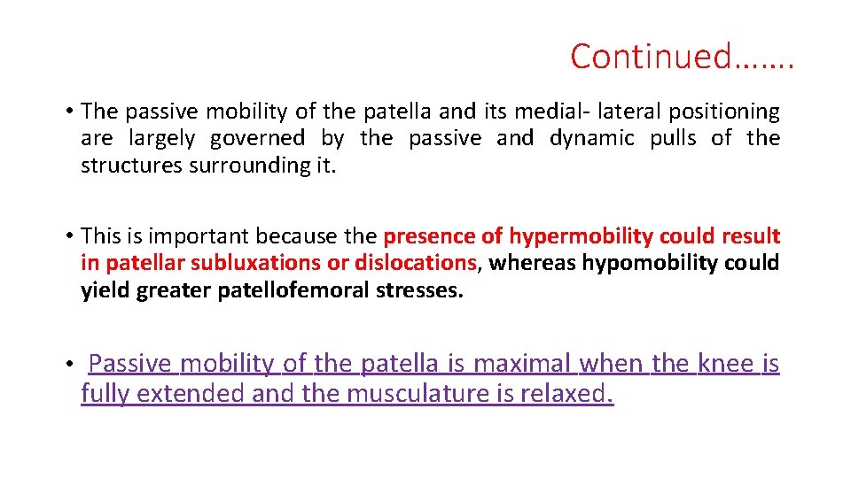 Frontal Plane Patellofemoral Joint Stability Part 2 RIMT